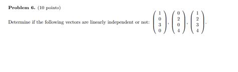 solved problem 6 10 points determine if the following