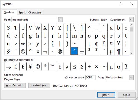 How To Insert Degree Symbols In Word Microsoft Word 365