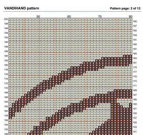 Brown Cat Crochet Afghan Pattern Graph Etsy