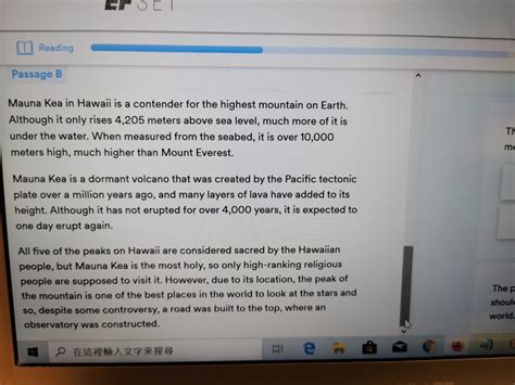 Efset Reading Read Both Passages And The 10