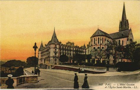 Pau Boulevard Des Pyrenees Et Grand Hotel Gassion France à Pau Cartorum