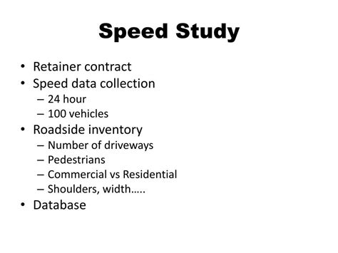 Ppt Speed Limits Powerpoint Presentation Free Download Id4856770