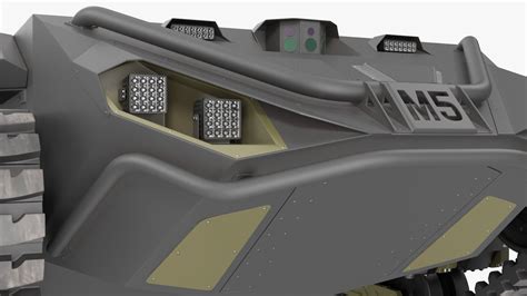 Ripsaw M5 Robotic Combat Vehicle 3d Model 99 3ds Blend C4d Fbx