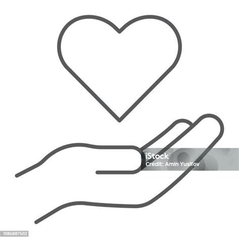 케어 선 아이콘 가족과 사랑 손 잡고 심장 서명 벡터 그래픽 흰색 바탕에 선형 패턴 10에 대한 스톡 벡터 아트 및 기타 이미지