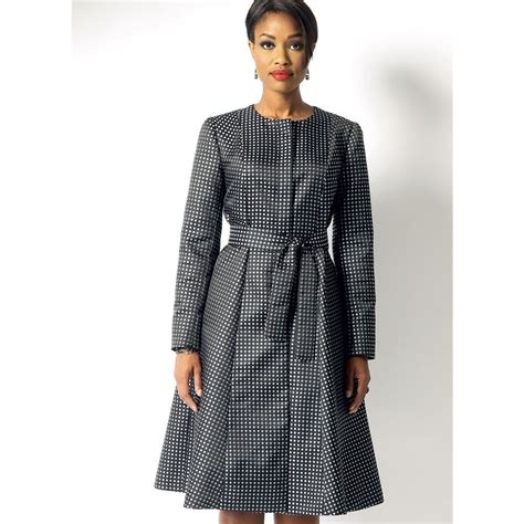 Butterick Pattern B5966 Misses Womens Jacket Coat And Belt 5966