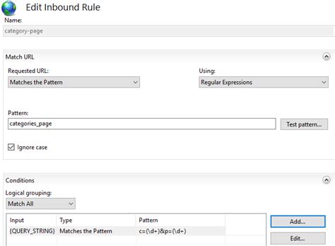 Php How To Rewrite The Of A Webpage In Iis Urlrewritemodule With