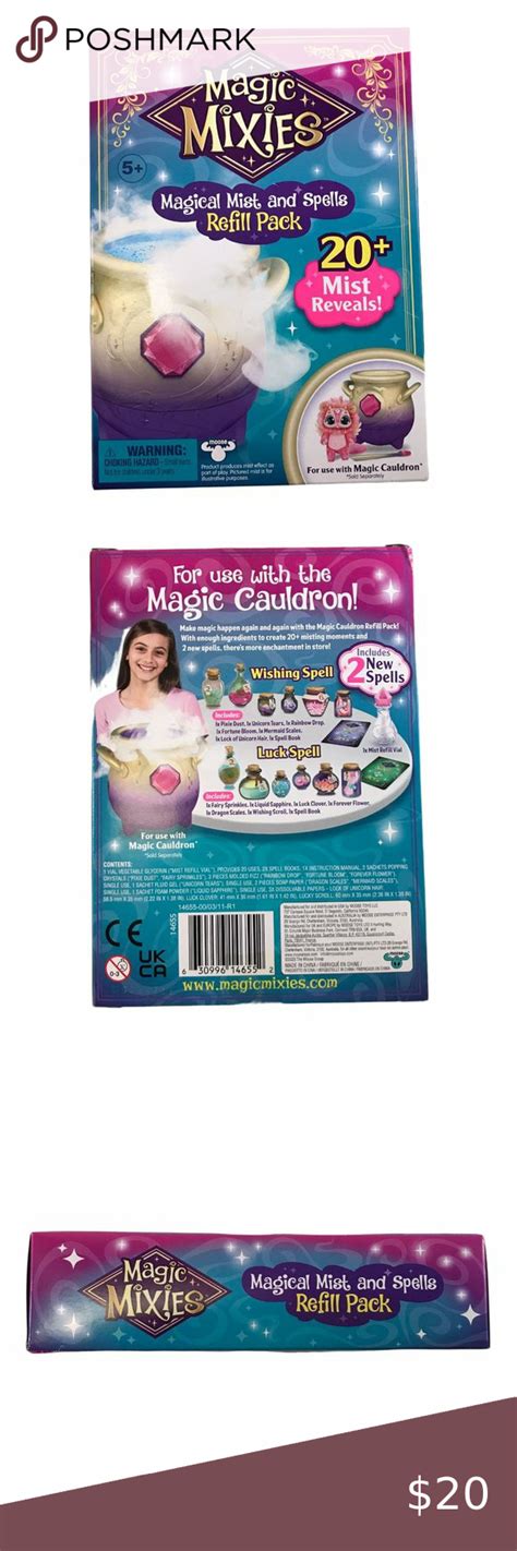 Magic Mixies Magical Mist And Spells Refill Pack For Magic Cauldron 20