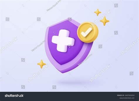 3d Purple Plus Sign Icon On Stock Vector Royalty Free 2437410253 Shutterstock