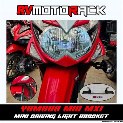 Yamaha Mio Mxi Mdl Mini Driving Light Bracket By Rv Motorack Lazada Ph