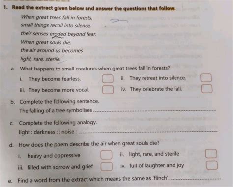 1 Read The Extract Given Below And Answer The StudyX