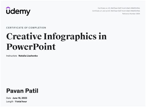 Pavan Patil On Linkedin Completed Course Of Creative Infographics In