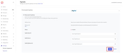 How To Integrate The Paypal Payment Gateway With Your Graphy Course