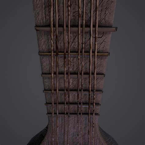 Gittern Medieval Instrument 3d Model By Get Dead Entertainment