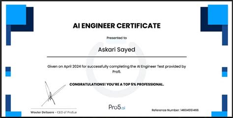 Mohammed Askari Sayed On Linkedin Pro5ai Ai Machinelearning Datascience Mlops Nlp Dl