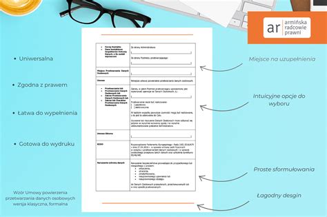 Umowa powierzenia przetwarzania danych osobowych wzór