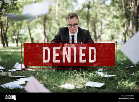 Denied Rejected Banned Failed Stamp Graphic Concept Stock Photo Alamy