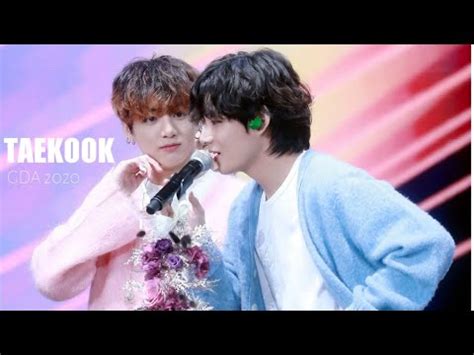 TAEKOOK MOMENTS In GDA 2020 YouTube