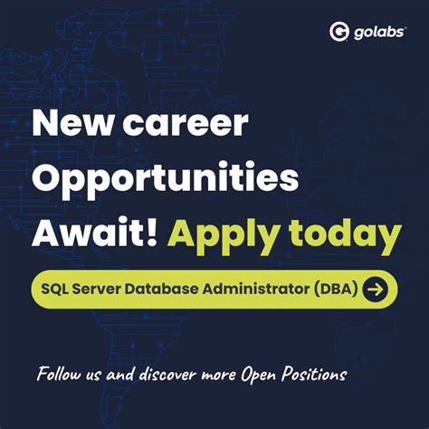 Golabs On Linkedin Hiring Sqlserver Dba Databaseadmin Joinourteam