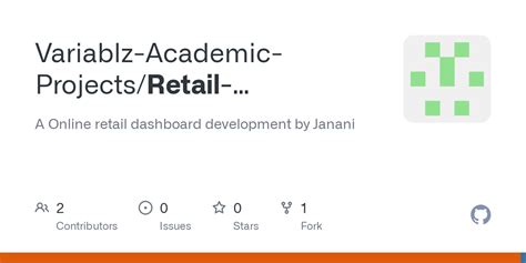 Github Variablz Academic Projects Retail Dashboard Janani A Online Retail Dashboard