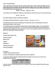 Lab Limiting Reactant Doc Lab Limiting Reactant In This Experiment You Will Determine