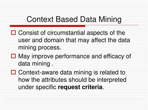 Ppt Context Based Data Mining Using Ontologies Sachin Singh Pravin