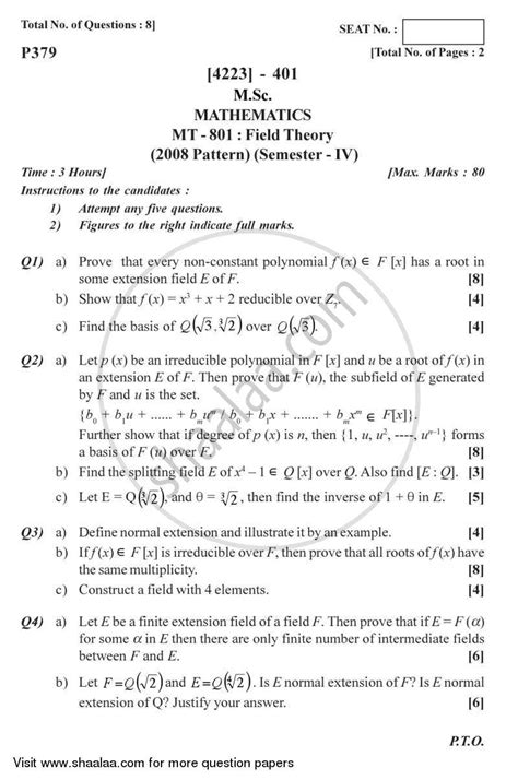 field theory mathematics