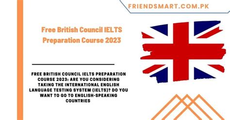 Free British Council Ielts Preparation Course
