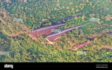 Beautiful Aerial View Of Hin Sam Wan Three Whale Rock In Northeast