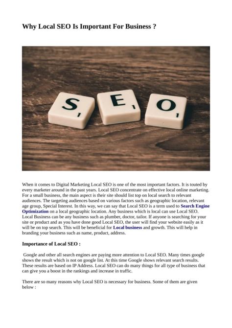 PPT Here Are 7 Reasons Why SEO Is Important For Business PowerPoint