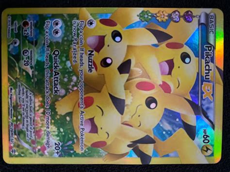 Mavin Pikachu Ex 4 Pikachus Pokemon 2016 Card