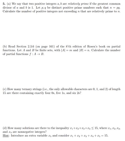 Solved A We Say That Two Positive Integers A B Are Chegg