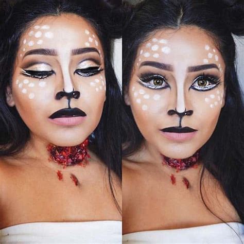 25 Deer Makeup Ideas For Halloween Pretty Upgrade