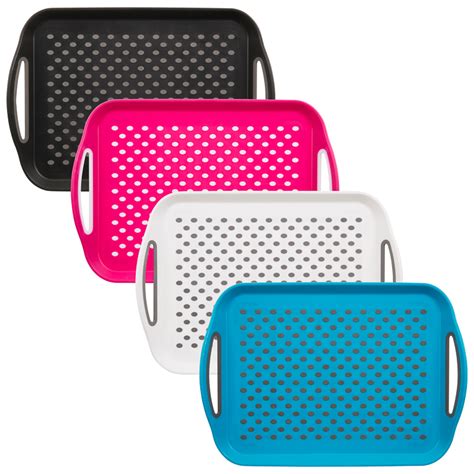Anti Slip Serving Tray Teal Home Kitchen Bandm