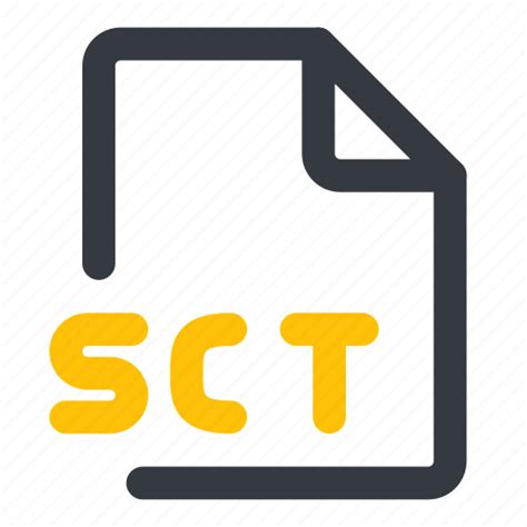 Sct File Format Document Extension Icon Download On Iconfinder