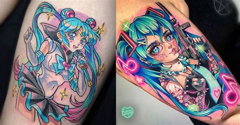 Iconic Hatsune Miku Tattoos Cute Little Tattoos Tattoos Tattoo Designs
