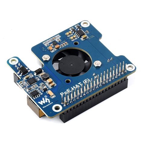 Poe Hat F For Raspberry Pi 5 5v 12v Outputs The Pi Hut