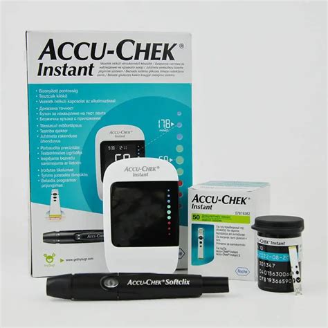 Апарат за кръвна захар Accu Chek Instant Реха Бул