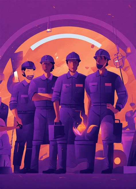 Lexica An Illustration Of People Workers Happy Team Building Dark