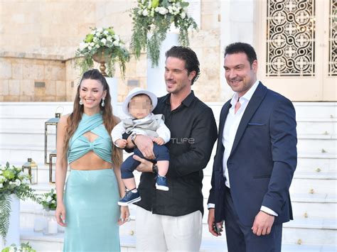 Ιωάννα Σιαμπάνη Τζίμης Σταθοκωστόπουλος Βάπτισαν τον γιο τους με