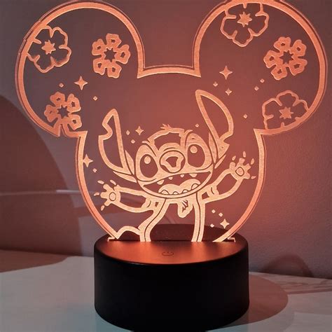 Lilo And Stitch Lamp Etsy UK