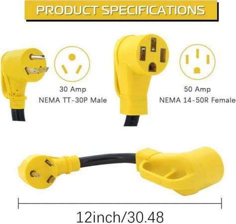 NEMA TT P To NEMA R Power Adapter Cord Sets AC Power Cords Made In China ChengBang