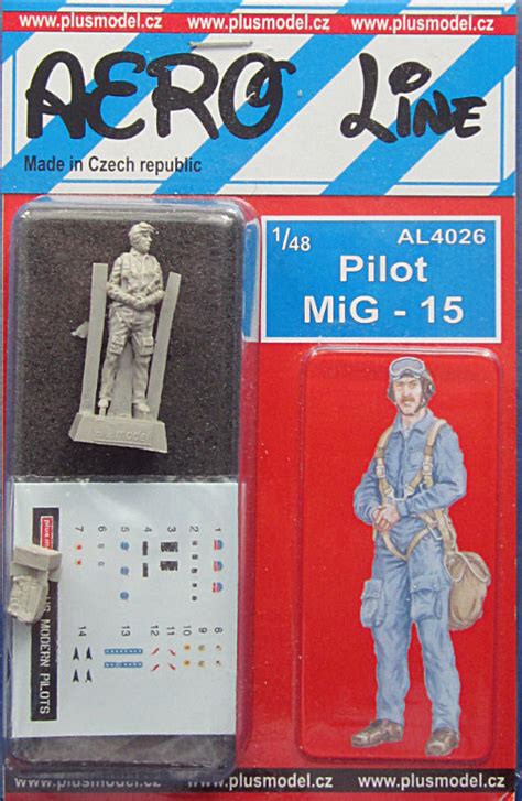 Mig 15 Pilot Plus Model Aero Line 148 Resin