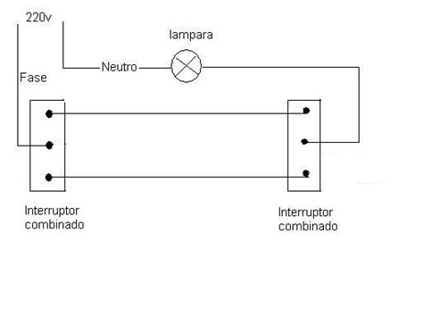 Esquema De Conexión De Interruptor Y Conmutador Electricidad Del