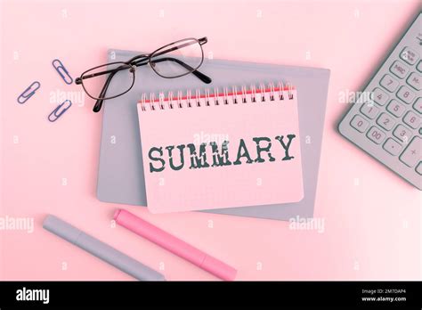 Conceptual Caption Summary Business Showcase Brief Statement Abstract Synopsis Concise