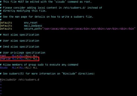 在 linux 上使用 sudo 命令