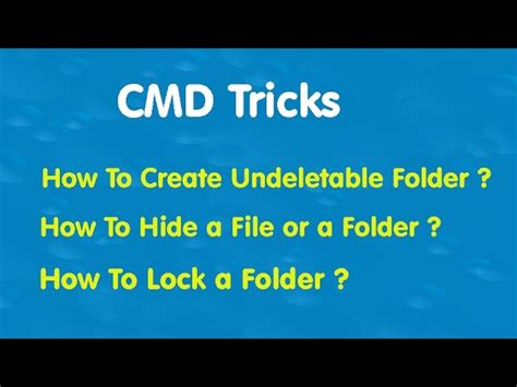 Learn And Try This Cmd Tricks Computer Tricks 100 Real And 100 Works Onic Computer