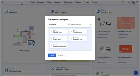 Zoho Workplace Settings