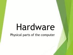 PPT Hardware PowerPoint Presentation