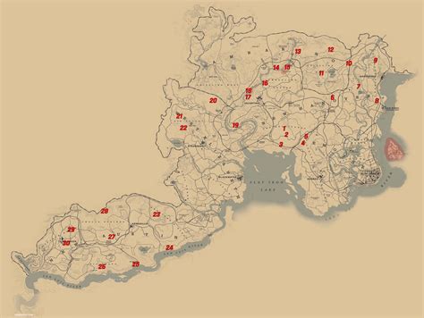 Red Dead Redemption 2 Os De Dinosaures Trouver Les Emplacements