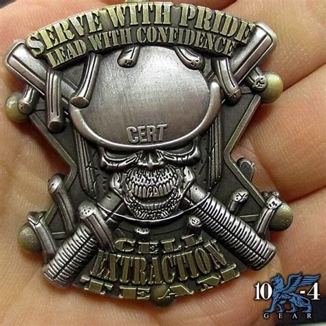 Correctional Officer Cert Team Police Challenge Coin By 10 4 Gear